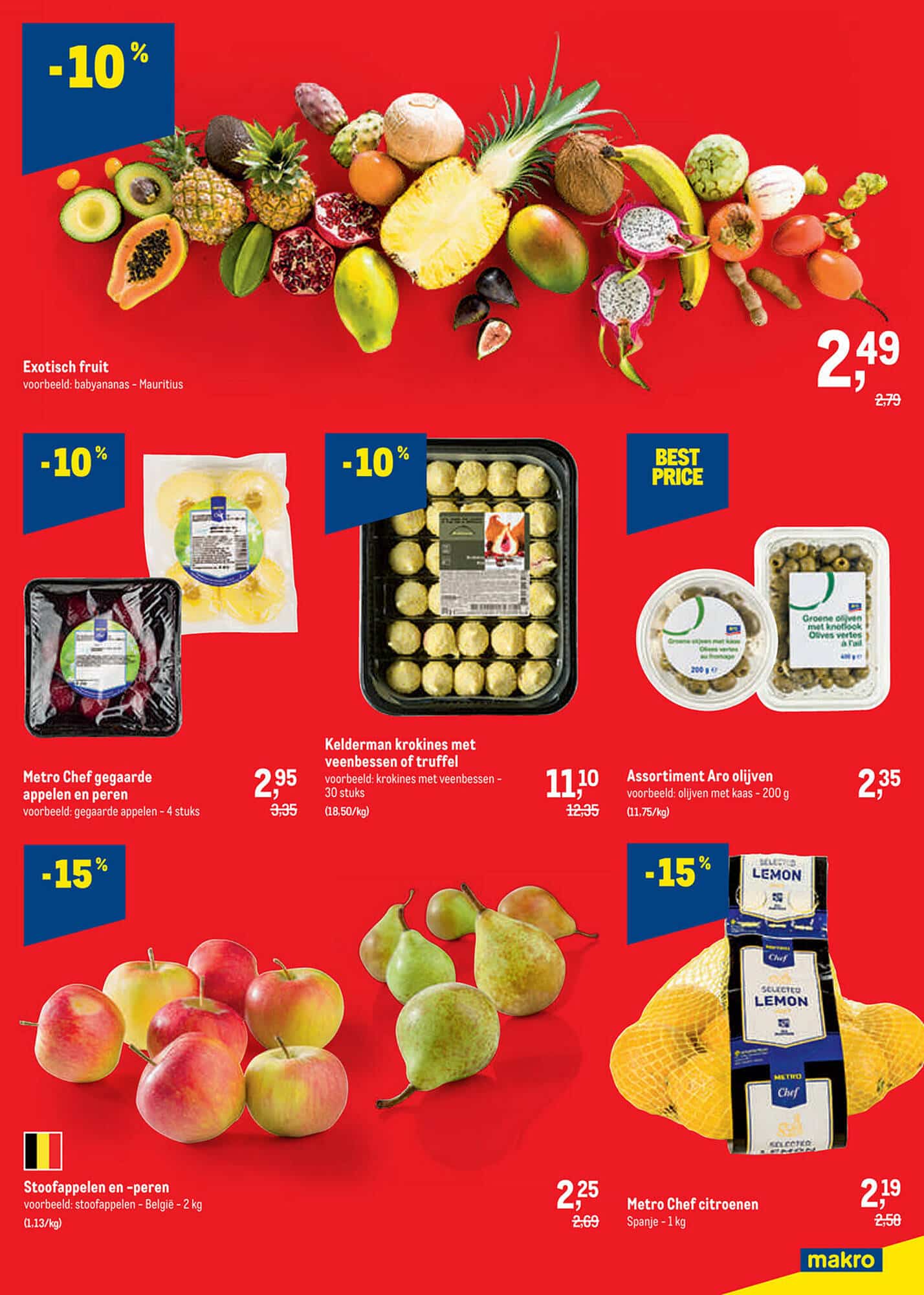 Makro folder 30 november t/m 31 december 2022. Food